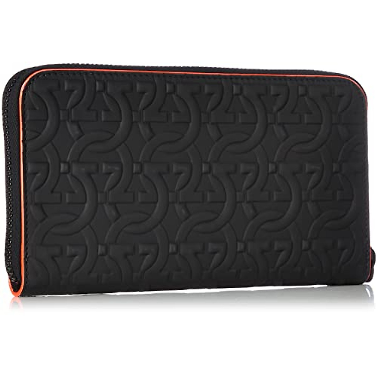 Salvatore Ferragamo 660965-751831 Women's Long Wallet, NeroCandy Apple