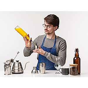 2 Pcs Liquor Pourers Stainless Steel oil spouts Bottle Pour Spouts with Covers for Oil, Wine, Vinegar and Liquid