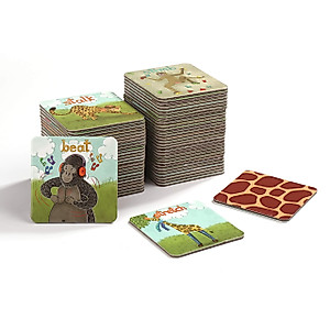 Movement Memory Game for Toddlers 2-4 Years – Educational Matching Game w/ African Animals - Memory Card Game with 28 Sets - Memorize and Match - Exercise & Improve Memory, Focus & concentration