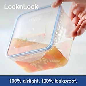 LocknLock Food Storage Container Set, 10 Piece, Clear