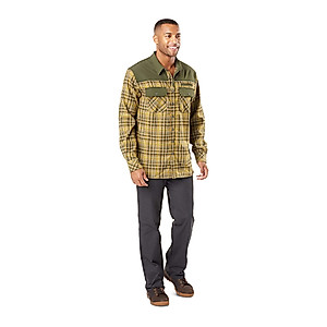 5.11 Tactical Men's Endeavor Long Sleeve Flannel Shirt, Kangaroo Plaid, XS 72468