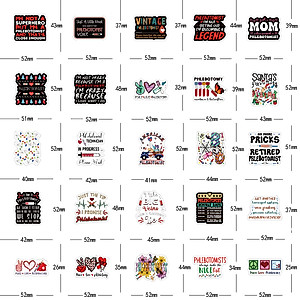 120Pcs Phlebotomy Stickers Pack, Aesthetic Vinyl Waterproof Sticker Decal for Water Bottle,Laptop,Phone,Skateboard,Helmet,Hard Hat Gifts for Kids Teens Adults for Party Supply Decor…