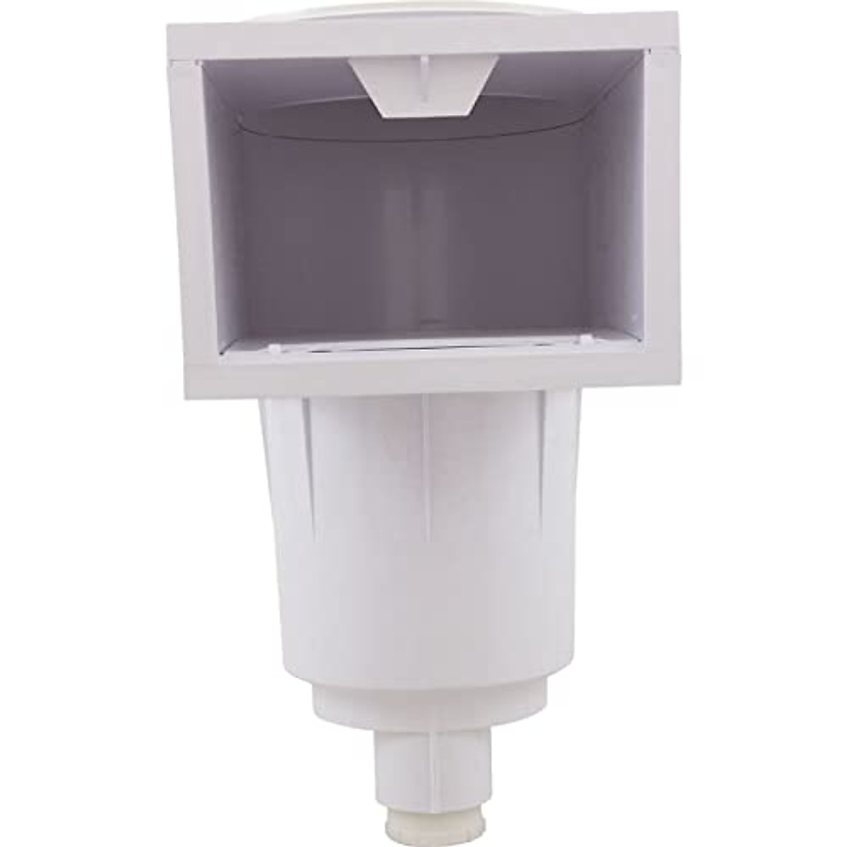 Sta-Rite 08650-4404 U-3 SwimQuip Inground Skimmer for Concrete Pools, 2 Inch Slip with 1 1/2 Inch Slip Reducers, White w/ White Lid & Frame, without Float