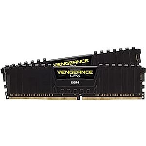Corsair VENGEANCE LPX DDR4 RAM 32GB (2x16GB) 3200MHz CL16 Intel XMP 2.0 Computer Memory - Black (CMK32GX4M2E3200C16)
