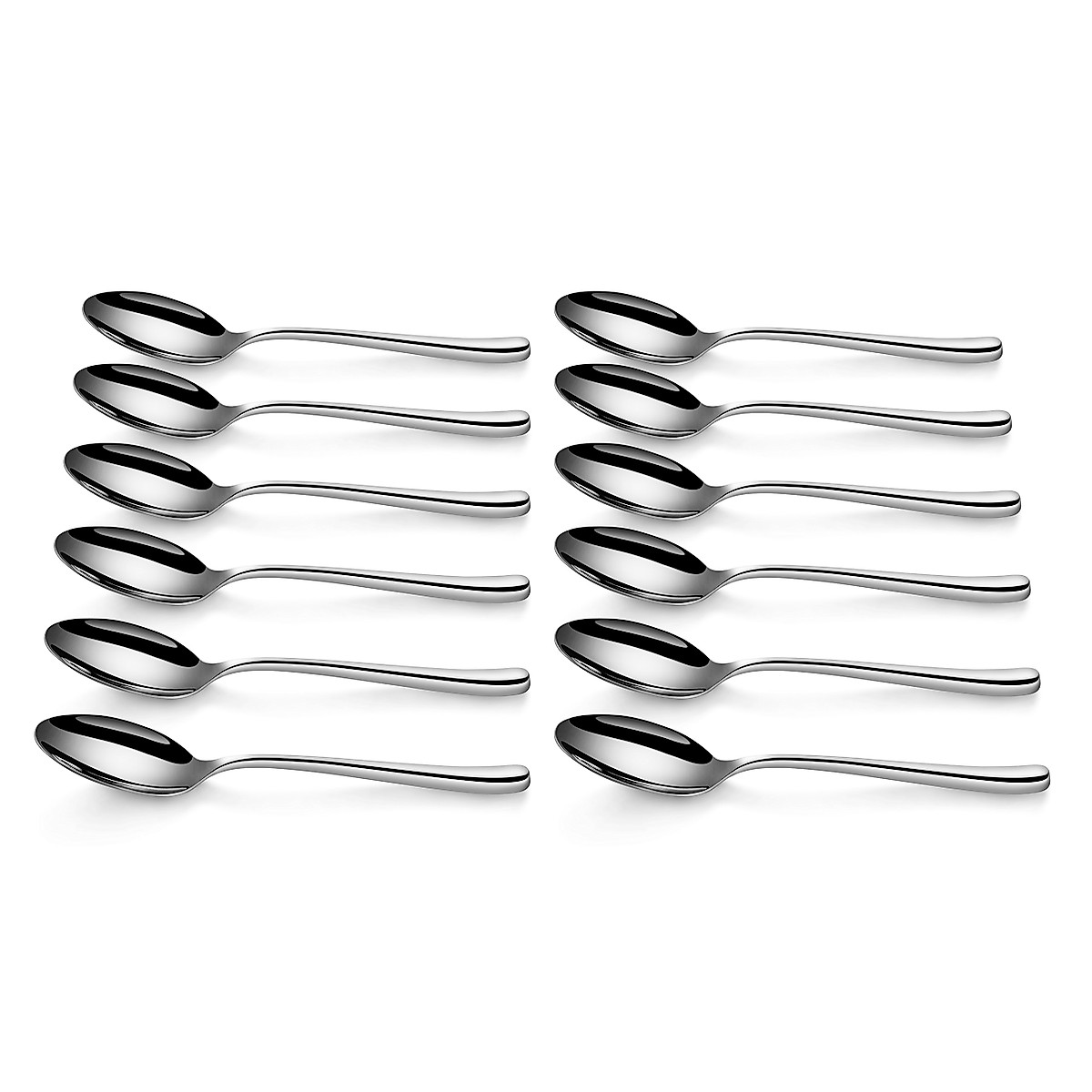 Artaste 56495 Rain II Forged 18/10 Stainless Steel Dinner Spoon, 8-Inch, Set of 12