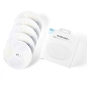 PETKIT Filter Units 2.0 for EVERSWEET 2/2S, EVERSWEET 3 and CYBERTIAL PUREDRINK Water Fountain, Replacement Filters (5 Pcs)