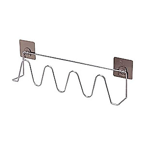 TAZSJG Wall Hanging Iron Shoe Rack,Slipper Storage Organizer Wall Mount Shoes Rack for Living Room Bathroom