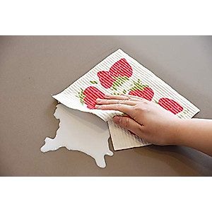 More Joy - Eco-Friendly Swedish Dishcloths, Pack of 2 Carrots