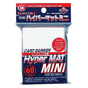 Mini Hyper Sleeves - White (60) by KMC Card Supply