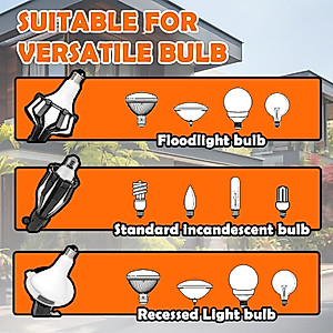 SISUPASSIE Light Bulb Changer for High Ceilings 26FT Reach, Light Bulb Changer 5-20FT with Basket and Suction Cup for Recessed Lights High Ceiling Light Bulb Changer with Pole