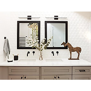 Delta Faucet Trinsic Wall Mount Faucet, Matte Black Bathroom Faucet, Wall Mount Bathroom Faucet 3 Hole, Widespread Bathroom Faucet, Matte Black T3559LF-BLWL