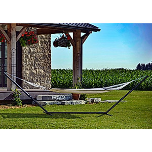 Vivere 15' Heavy Duty 3-Beam Hammock Stand, Black