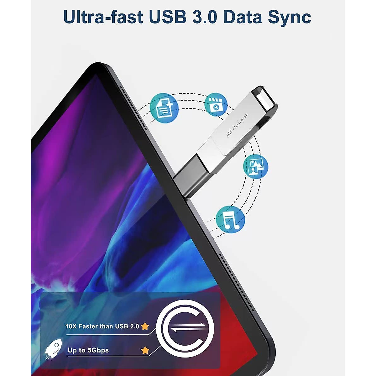 USB C Male to USB 3.0 Female Adapter 3-Pack,Thunderbolt 3 Type C OTG Drive Converter for MacBook Pro 2022,iPad Mini 6 Air 4 5 Generation,Surface Go,Microsoft Galaxy S23 23 S21 S22 Plus Ultra