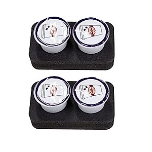 Polar Whale Hotel Hospitality Coffee Pod Storage Organizer 2 Piece Multi-Pack Tray Holder Waterproof Washable Bed and Breakfast Drawer Insert Holds 2 Pods Each Compatible with Keurig K-Cup 2 Pc Set