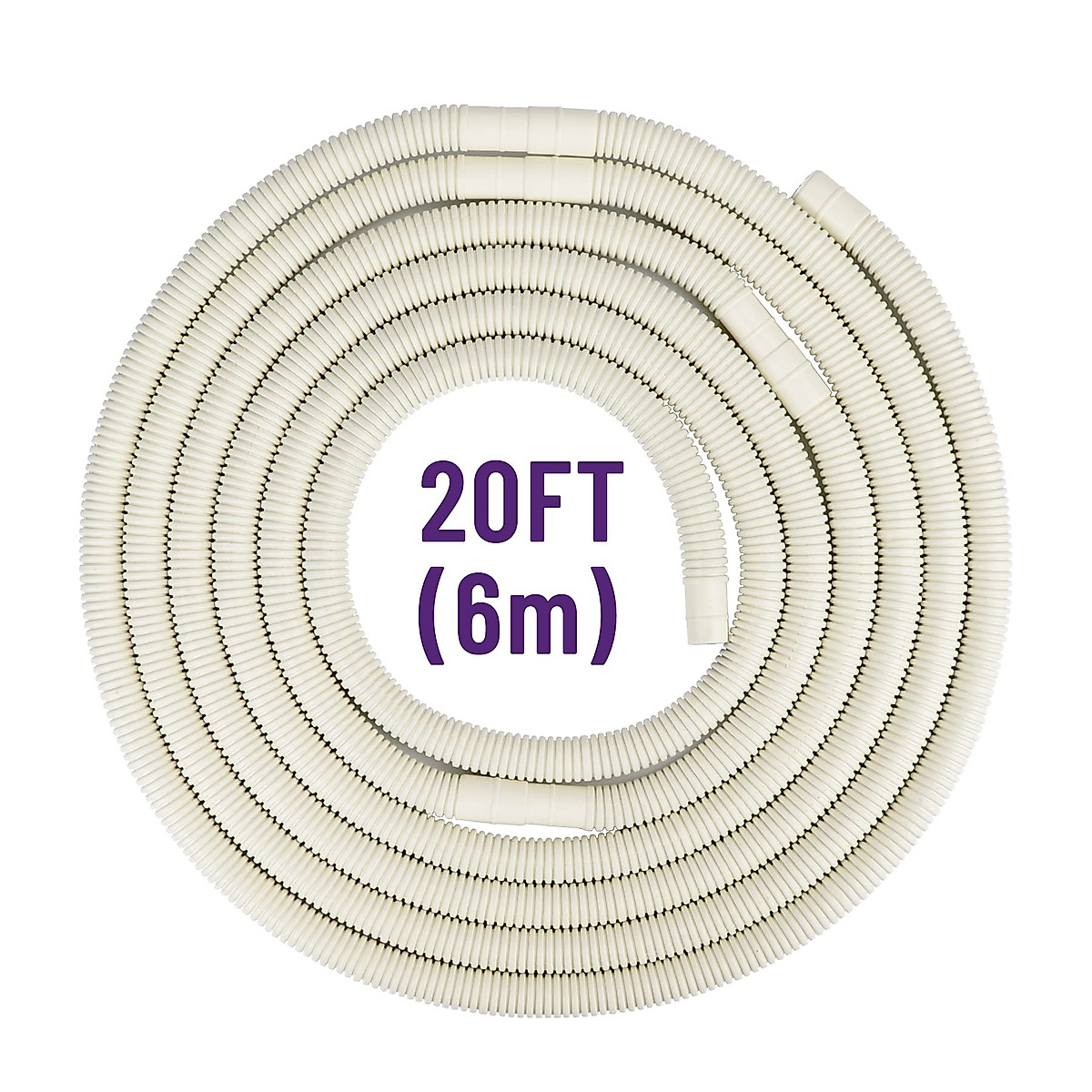 Mxclimate Air Conditioner Drain Hose 20 Ft for Ductless Mini Split AC Heat Pump Systems,UV Resistant & Flexible