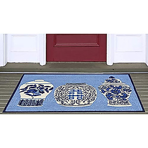 Liora Manne Frontporch Indoor/Outdoor Rug, 1 ft 8 in x 2 ft 6 in, Ginger Jars