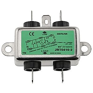 E-outstanding Power Line Filter Noise Suppressor Power EMI Filter Model JRT0410-2 AC 115/250V 50/60Hz