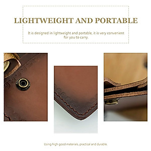 Meat Cleaver Covers Universal Leather Knives Universal Meat Cleaver Covers PU Leather Knife Butcher Knife Guards Protectors Blade Shield Guard Hatchet