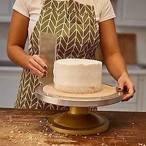 12 Inch Large Clear Acrylic Cake Scraper Smoother and 9.5 Inch Stripes Edge Side Cake Scraper Frosting Combs for Cream Cakes Smooth