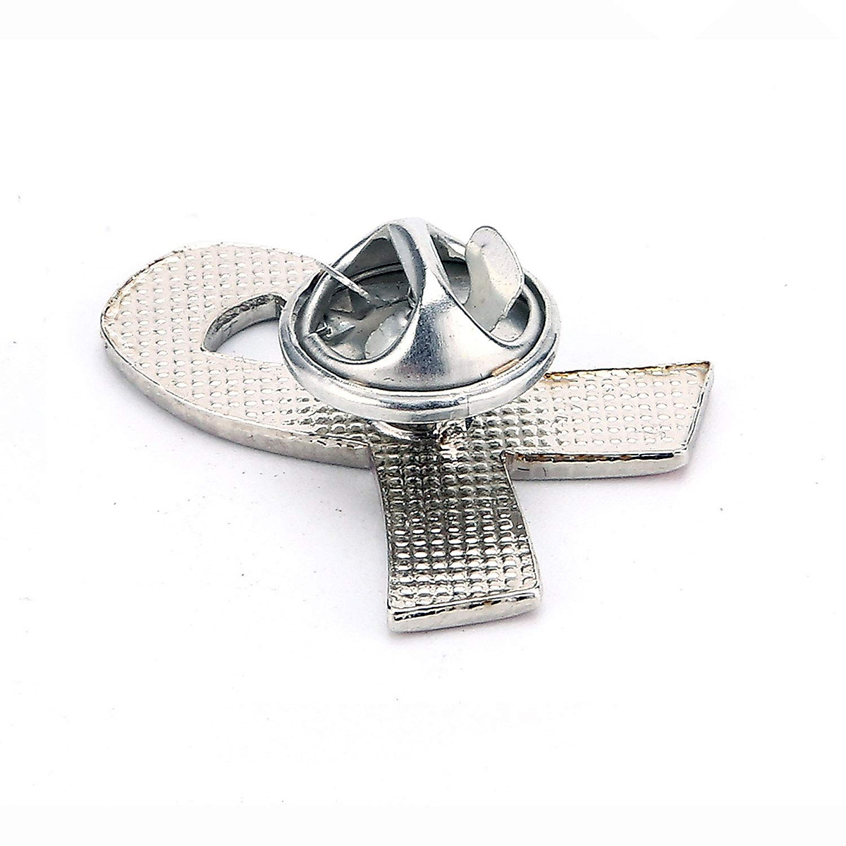 Pack of 10, Official Breast Cancer Awareness Pink Lapel Pin, Breast Cancer Gifts for Women by Crystal Lemon