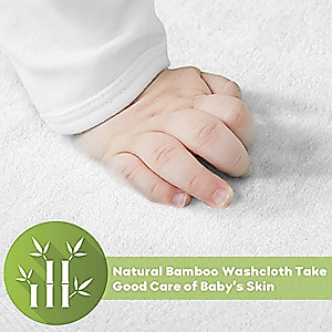 Looxii 12 Pack Baby Burp Cloths 100% Cotton Muslin Burp Cloths 20x10” Soft Absorbent Bamboo Baby Washcloths 12“x12”