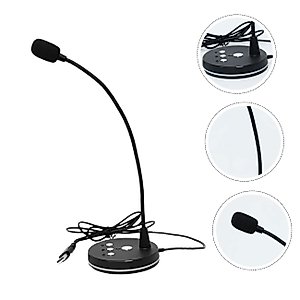 Parliky Microphone Desk Computer Stand Game Chatting Tool Condenser Gaming Mic Laptop Adjustable Stand Adjustable Computer Stand Adjustable Laptop Stand Tablet Accessories Abs