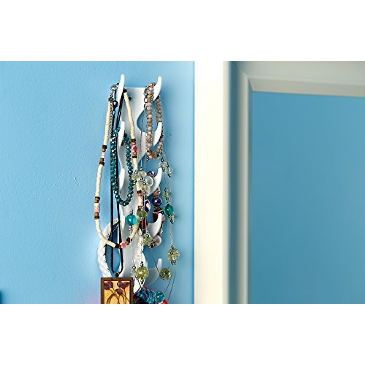 Multi-Functional Vertical Hooks- Made in The USA- Hook Solutions for Simple Organization (White)