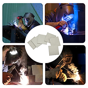 Welding Kit, 201 Stainless Steel Welding Coupons, 11 Gauge 2×2 Inch Welding Plate, Diy Welding Practice Kit for Mig Tig Stick MMA ARC, (6 Pack)