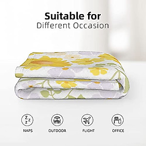 HELERKOL Sunflower Kids Throw Blanket Soft Plush Blanket Kids Adults Women Gift for Couch Sofa Bed Bedroom Livingroom - You are My Sunshine 60x40