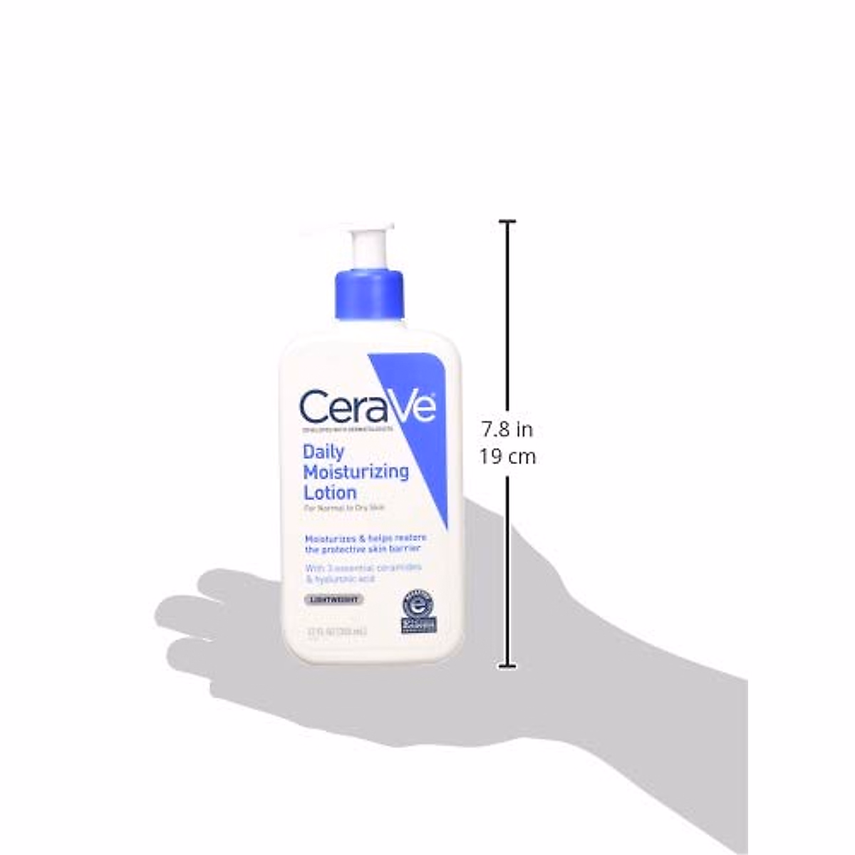 Cerave Moisturizing Lotion Siwmee, White, 12 Ounce