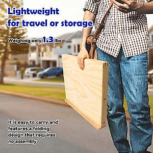 DRAWLEX Easel for Painting - Tabletop Easel Stand, Adjustable Angle Art Wooden Easels for Painting, Canvases, Books, Artwork Displays Etc