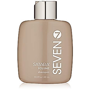 SEVEN Haircare Satara Volume Shampoo for Women & Men, Sulfate + Cruelty Free & Paraben Free with Pro Vitamin B5, Argan Oil, Hydrolyzed Quinoa Protein for Flat + Limp Hair, Made in USA, 10.8oz