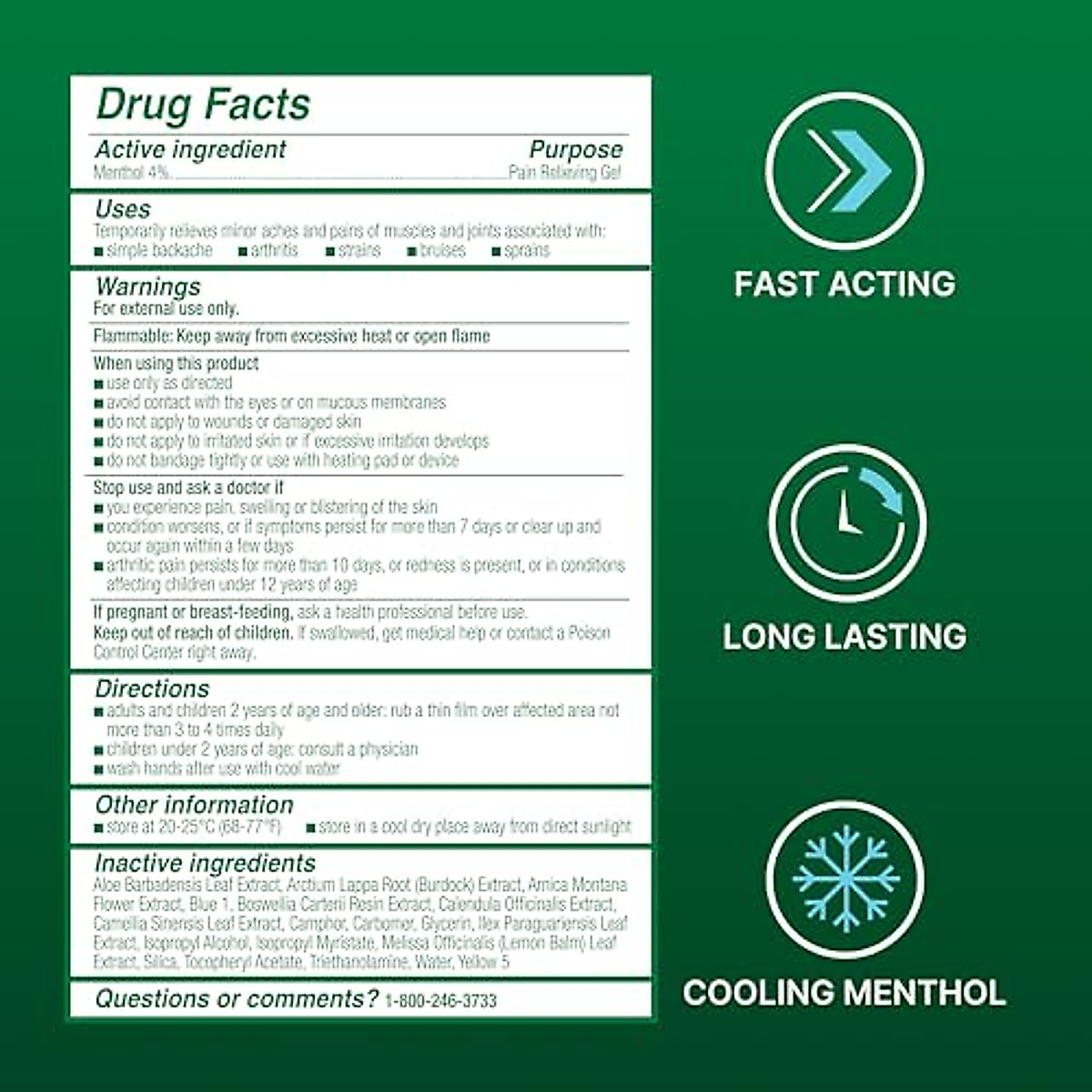 Biofreeze Pain Relief Gel, Arthritis Pain Reliver, Knee & Lower Back Pain Relief, Sore Muscle Relief, Neck Pain Relief, Pharmacist Recommended, FSA Eligible, 8 FL OZ Biofreeze Menthol Gel