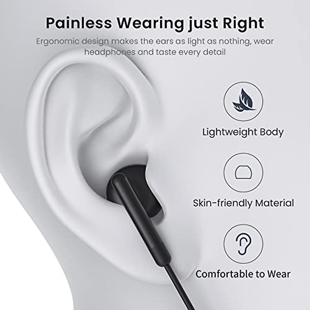 USB C Headphones for iPhone 16 15 Pro Max Plus iPad Pro USB C Earphones with Microphone Volume Control USB C Wired Earbuds USB Type C Earphone for Google Pixel 8 7 6A 5 Samsung S24 S23 S22 S21 S20 A55