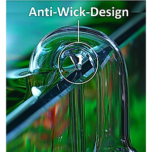 Glass Clip Nano CO2 Drop Checker with Solution for Aquarium Planted Tank CO2 System (Hang Drop Checker with Solution)