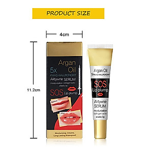 GL-Turelifes Lip Plumper Lip Gloss, Lip Maximizer Plumper Lip Extreme Volume, Heathly Enhancer Hydrated Lips, Moisturize, Refine Dryness Wrinkles Enhances Plump Gloss