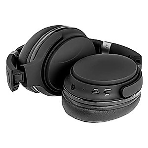 Monoprice BT-250ANC Bluetooth Wireless Over Ear Headphones with Active Noise Cancelling (ANC) Lightweight and Comfortable, 2‑Hour Charge Time
