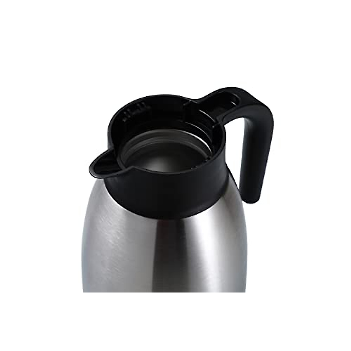 Heritage66 Stainless Steel Thermal Coffee Carafe Triple Wall Thermal Vacuum insulated 12 hours heat Retention/24 hours cold Retention Tea, Water, and Coffee Dispenser (2 Liter wide mouth)