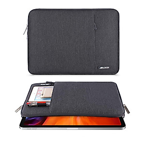 MOSISO Tablet Sleeve Case Compatible with iPad 10th 10.9 inch 2022 / iPad Air 5th 10.9 / iPad Pro 11 M2 / iPad 9/8/7 10.2 / iPad Air 4 10.9/Air 3 10.5 / iPad 9.7, Polyester Vertical Bag, Space Gray
