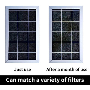 99JGDAX Carbon Fabric Filter Replacement Cut To Fit Charcoal Hepa AC Vent Filter Activated Carbon Air Filter Fabric Sheet Carbon Pad 16 x 48 inch