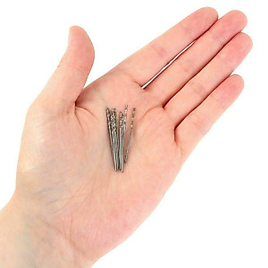 20 Pcs 1.6 mm HSS Micro Twist Drill Bit, Mini High Speed Steel Drill for Wood, Plastic, Soft Metal
