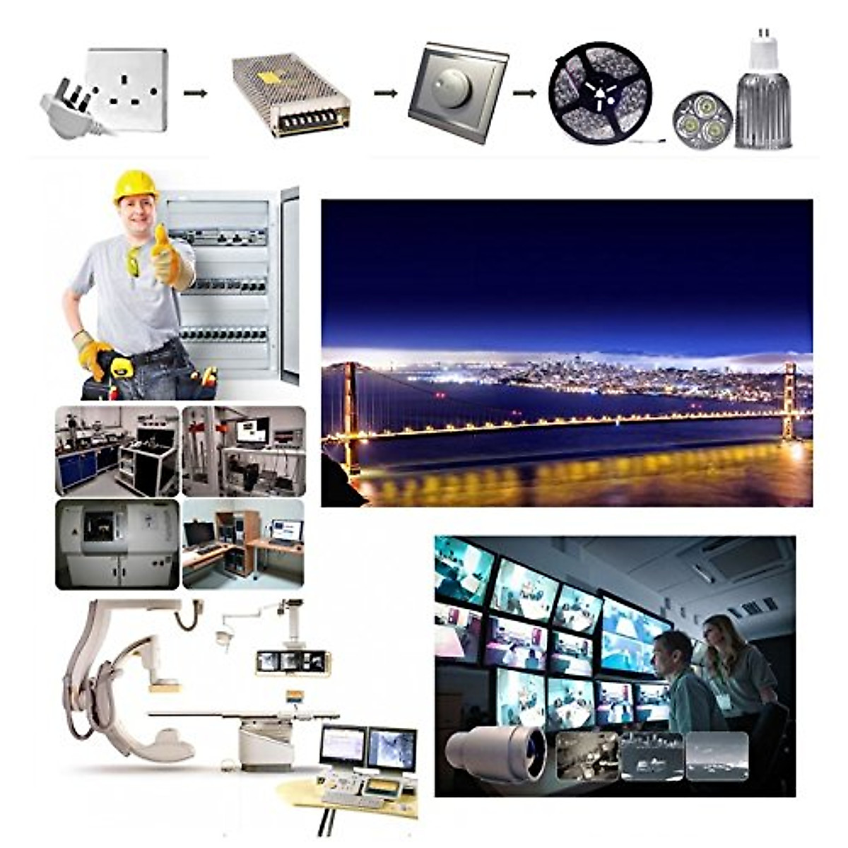 JoyNano 240W Switching Power Supply 12V 20A AC-DC Converter Transformer for CCTV Surveillance LED Display Industrial Automation Stepper Motor and More [Upgraded Version]