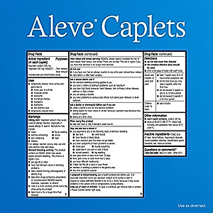 Aleve On The Go Pain Relief, Sachet Dispenser, 60 Individual Pouches