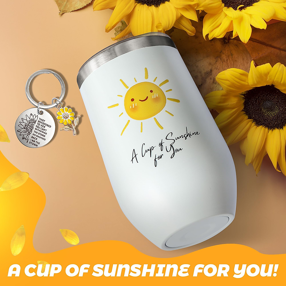 Get Well Soon Gifts for Women - 16oz Insulated Tumbler with Lid and Keychain, Self-Care Presents for Her Mom Grandma Daughter Sister Friend, Inspirational Gifts for Birthday Mothers Day Christmas