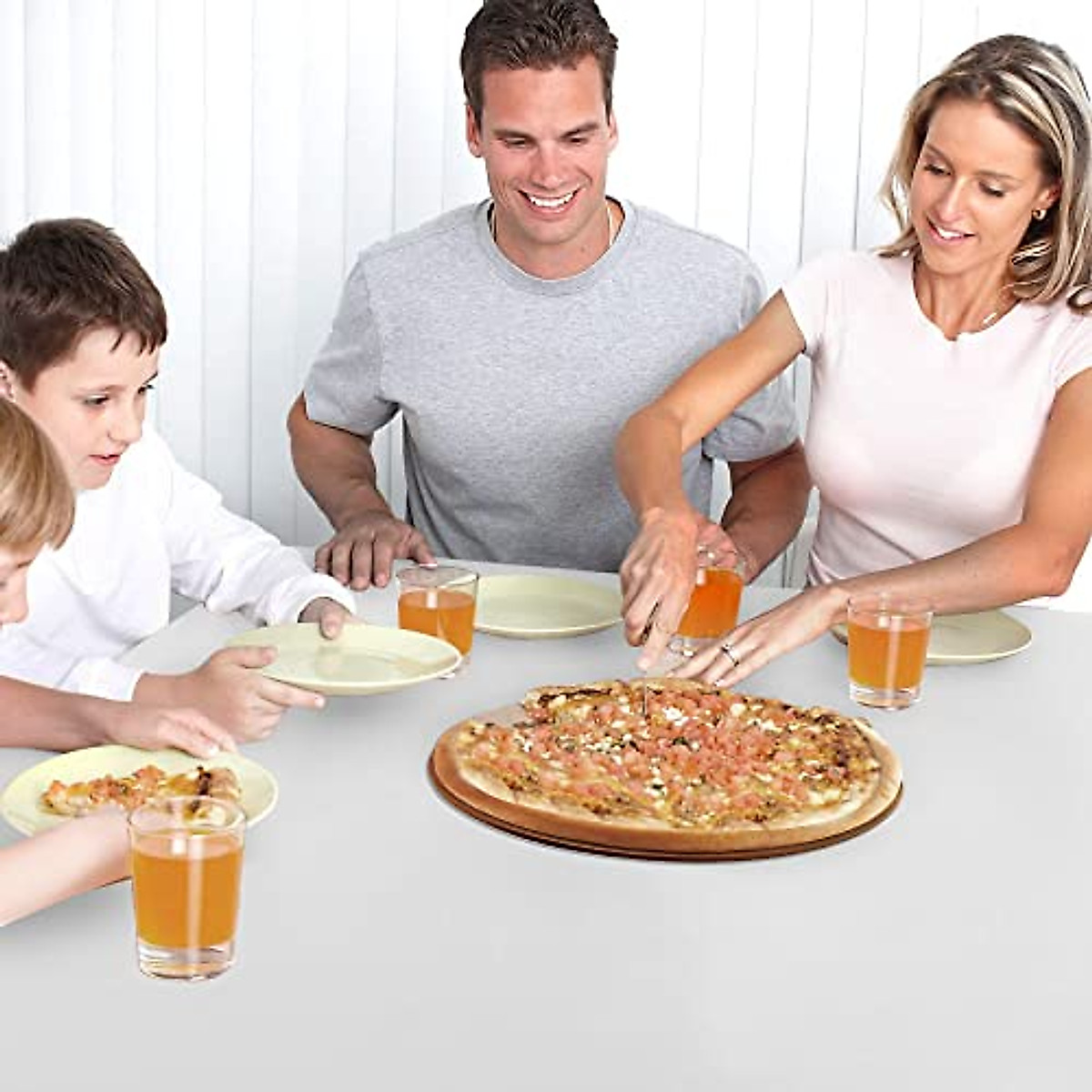 Table Cloth, White Table Cloth, Plastic Table Cloths for Parties Disposable, 54" x 108" Table Clothes for Rectangle Tables, Disposable Rectangle Table Cloth, Decorative Waterproof Table Cover 2 Pack