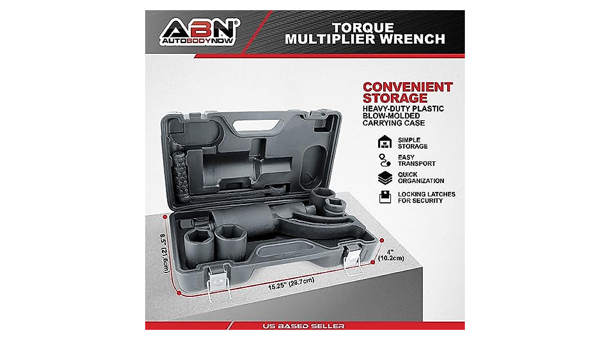 ABN Torque Multiplier Wrench - Heavy-Duty 1-Inch Drive Lug Nut Tool
