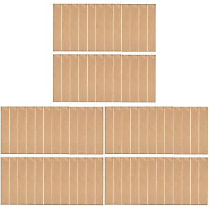 Luxshiny 600pcs Time for Pouches Portable Bag, Bags, Sleeve Disposable Sleeve, Holder Kraft Chopsticks Spoon Pocket Tableware and Restaurant Flatware Pockets Wrapping Wrapped Sleeves Paper