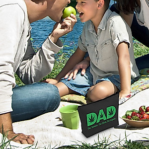 CMNIM Weed Gift Bag Weed Leaf Survival K-t 420 Gift Marijuan a Gift for Weed Leaf Lover Gift for Dad Husband Boyfriend The Smoker The Myth The Legend Weed Travel Pouch Bags (Weed Dad Black Bags)