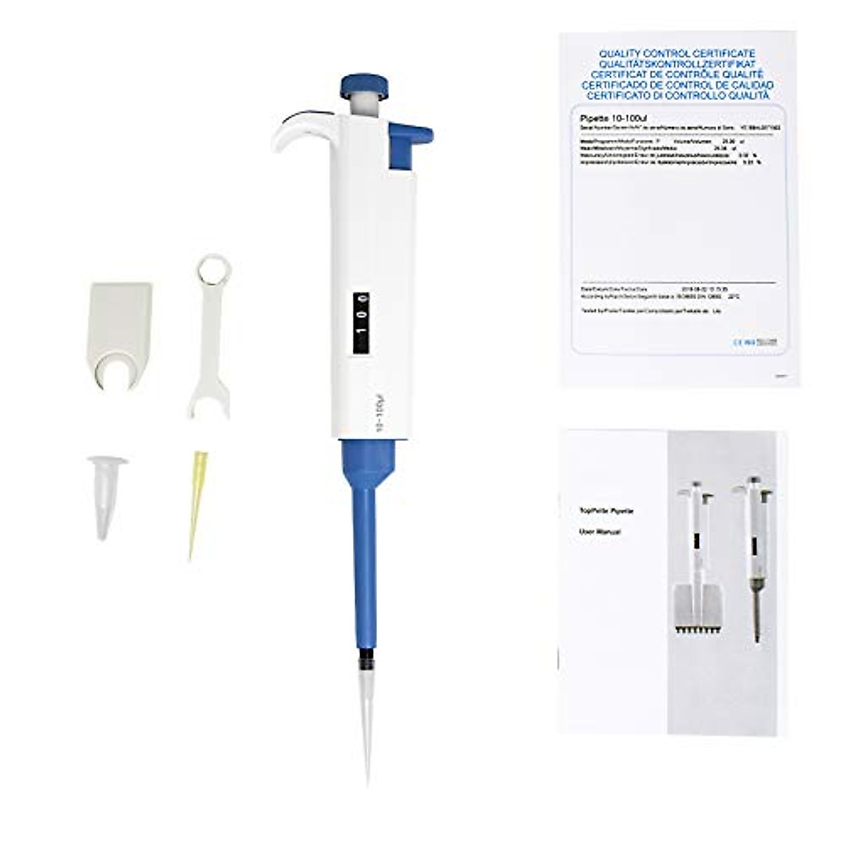 IVYX Scientific Multi-Volume Adjustable Micropipette/Pipettor 50-200 μl