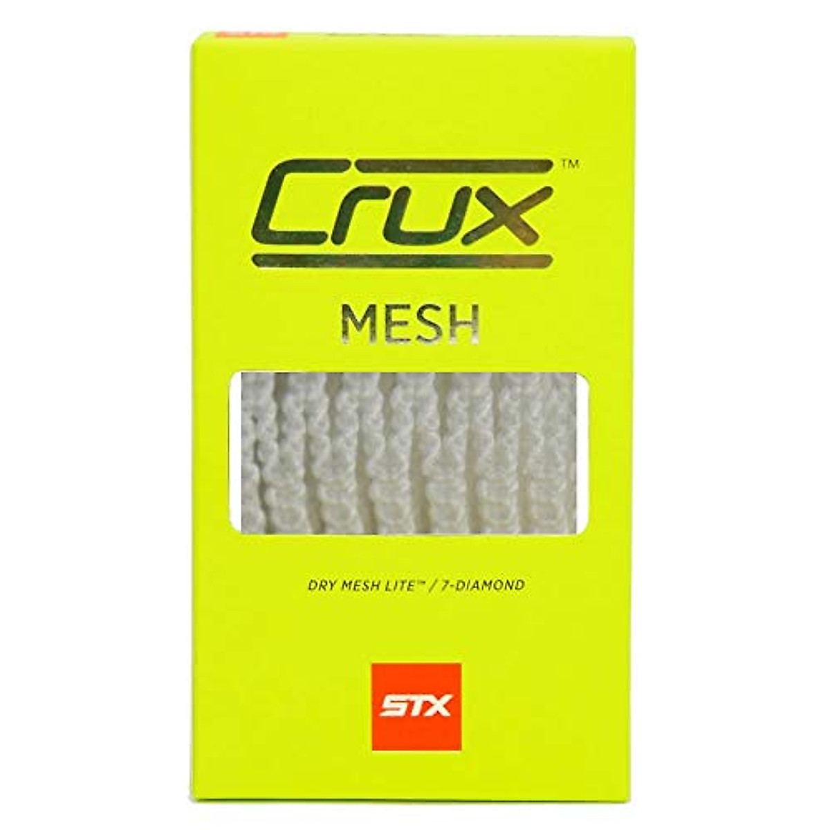 STX Crux Mesh Women's Lacrosse Mesh Stringing Piece White